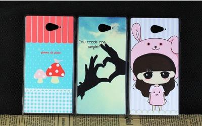 Cina Casi del telefono cellulare di Xperia m2 s50h Sony/rivestimento protettivo di Smartphone androide del fumetto in vendita
