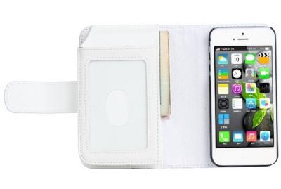 Cina Casse di bassa potenza del portafoglio del telefono cellulare del cuoio dell'unità di elaborazione per Iphone 6/6 più/4/4s/5/5s in vendita