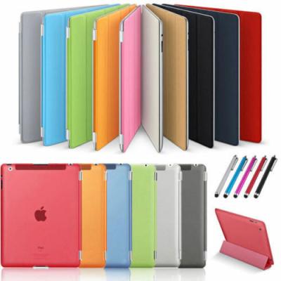 Cina Cassa astuta del telefono del cuoio dell'unità di elaborazione colorata per l'aria del iPad 5/iPad di Apple in vendita