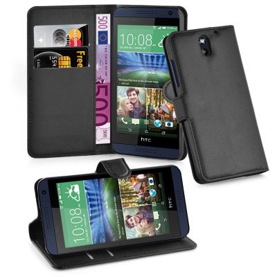 Cina Cassa di lusso del telefono del cuoio dell'unità di elaborazione, copertura del cuoio di vibrazione del portafoglio per HTC 610 in vendita