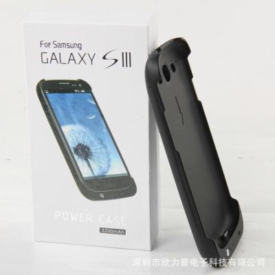 Cina polimero di sostegno dello ione del litio della Banca di potere nero della cassa di batteria della galassia S3 di 3200mAh Samsung in vendita