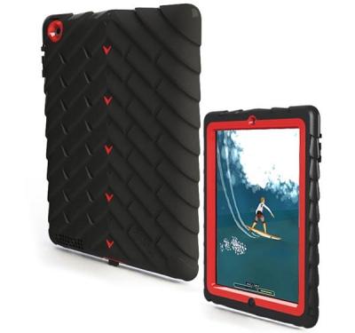 Cina Ipad di gomma portatile 2 rivestimenti protettivi per il pc della compressa, cassa d'aria del ipad della mela in vendita