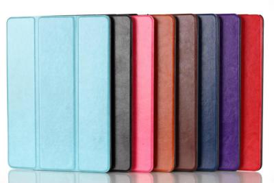 Cina Linea di seta supporto di modo rosso della copertura di casi di Apple Ipad 2 del cuoio di progettazione di vibrazione in vendita