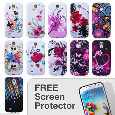 Cina Coperture molli del telefono della galassia S4 di TPU Samsung con il protettore ed il panno liberi dello schermo in vendita