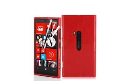 Cina Colore solido Nokia molle Lumia 920 casi del telefono cellulare con il logo su misura in vendita