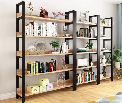 Cina Il metallo industriale regolabile e gli scaffali di libro di legno visualizzano gli scaffali per la biblioteca in vendita