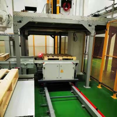 China EBILTECH Smart Warehouse Straight Line RGV Shuttle for Pallet Automated Storage for Food,Chemical,Medicine Industry for sale
