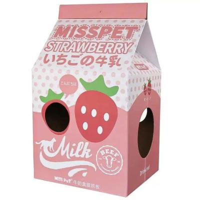 China Cat's Favorite Cat's Nest Beverage Shape Corrugated Paper Made of Environmentally Friendly Cat Nest for sale