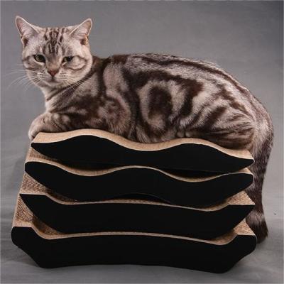 China Cat Scratching Board with Catnip, Corrugated Cat Scratching Board with Premium Scratch Texture Design for sale