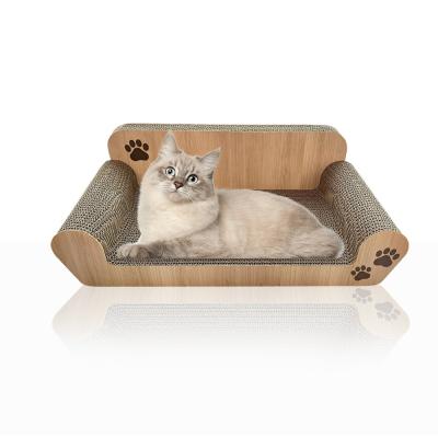 China Sofa Cat Scratching Board Corrugated Paper Eco Friendly Sisal Sofa Cat Scratcher Cardboard Scratchers Board Mat Lounge for sale