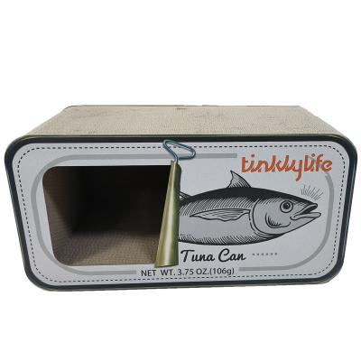 China Cat's Nest Salted Fish Can Shape Cat's Nest Cat Scratching Board One for sale