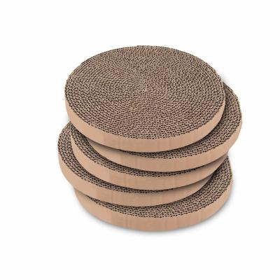 China Pet Supplies Cat Scratcher Replacement Pads - Cardboard Cat Scratcher Pad, Relieves Stress, Supports Pet Behaviors, 5 Count for sale