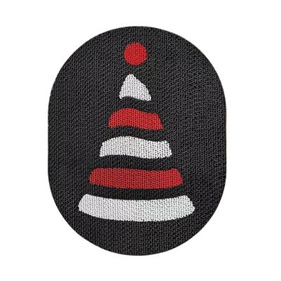 China Black Birthday Hat Cat Scratching Board Cat Scratch Pad Environmental protection Wear-resistant High Quality Corrugated Paper for sale