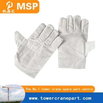 China Hoist Tower Spare Parts Canvas Gloves For Critical Operations for sale