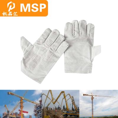 China Hoist Tower Spare Parts Canvas Gloves For Critical Operations for sale