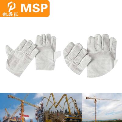 China Hoist Tower Spare Parts Canvas Gloves For Critical Operations for sale