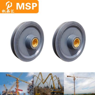 China Tower Crane Pulley Consistent Function In Construction Machinery Parts for sale