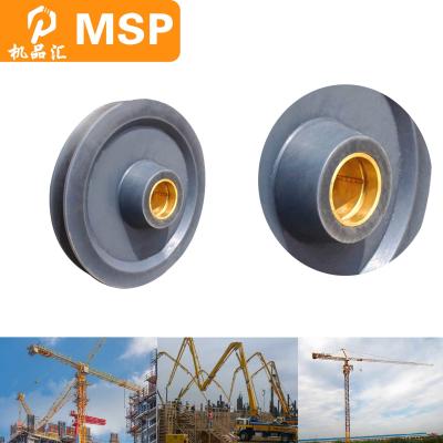 China Tower Crane Pulley Consistent Function In Construction Machinery Parts for sale