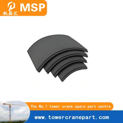 China High Standards Construction Tower Crane Part Brake Pad Accurate Positioning for sale