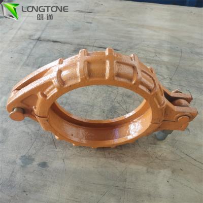 Cina La rottura di verniciatura del metallo di Casted del morsetto della pompa per calcestruzzo di LONGTONE preme l'OEM d'acciaio 40Cr in vendita