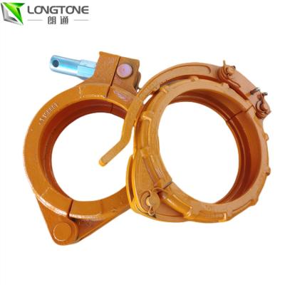 Cina Pezzo fucinato di PM DN125 Il morsetto della pompa per calcestruzzo ha galvanizzato gli accessori per tubi di superficie preme in vendita