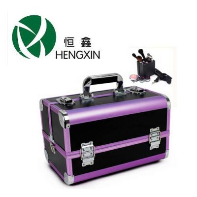 Cina Cassa di treno di alluminio impermeabile di trucco/scatola di stoccaggio portatile di bellezza dell'organizzatore di trucco con i vassoi in vendita