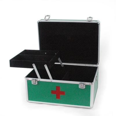 Cina Scatola dura del pronto soccorso della casa/cassa medica di alluminio medica della scatola di attrezzatura in vendita