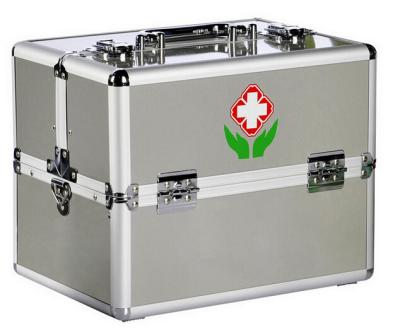 China La ayuda de aluminio abierta de Fisrt del doble encajona equipos médicos de la emergencia de las bandejas en venta