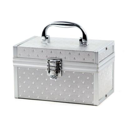 Cina Alluminio cosmetico d'argento elegante di caso di viaggio per il motivo a stelle dell'attrice in vendita