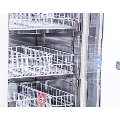 Κίνα Αυτόματη πόρτα 4 γυαλιού παγετού φορητό βιοϊατρικό ψυγείο ψυγείων τράπεζας αίματος βαθμού 208L προς πώληση