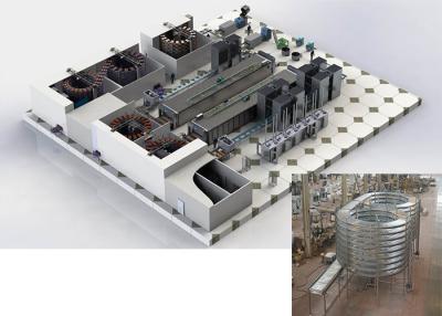 中国 Multi-Function Commercial Hamburger Bread Production Line / Baking Oven 販売のため