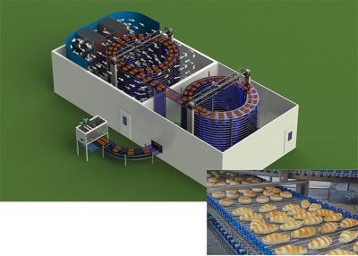 中国 Hamburger Roll Bread Dough Full Line / Full Automatic Production Line 販売のため