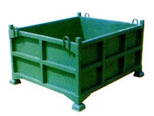 Cina Contenitore verde della rete metallica del pallet della gabbia di grande capacità di facile impiego in vendita