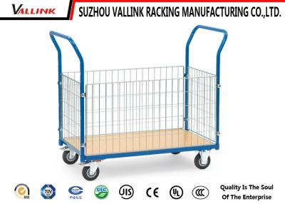Cina Polvere di bassa potenza del carrello a mano di maneggio del materiale ricoperta di 4 ruote solide in vendita
