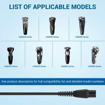 Shaver Charger 15V 5.4W Shaver Charger Portable Safe Men Shaver Adapter