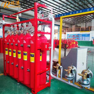 China Marine Fire Extinguishing System 8/10/12/20/40/68 L Cylinder Volume Carbon Dioxide Cylinder Type CO2 Agent for sale