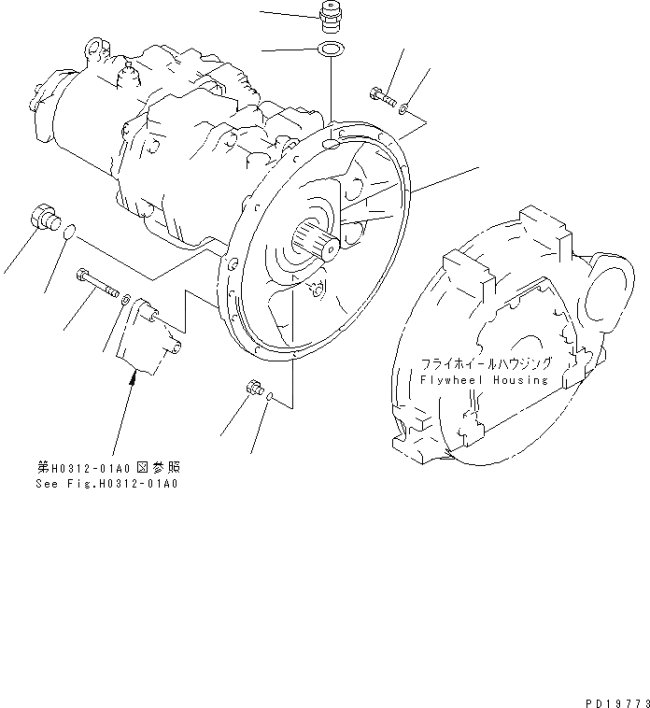 小松 708-2L-00151 零件泵总成