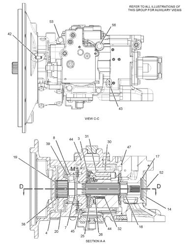 3390514 PUMP GP-MAIN HYDRAULIC Parts scheme