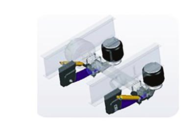 Китай Весна воздуха подвеса 2 оружий проводника весны для трейлеров дизайна зазора свободных продается