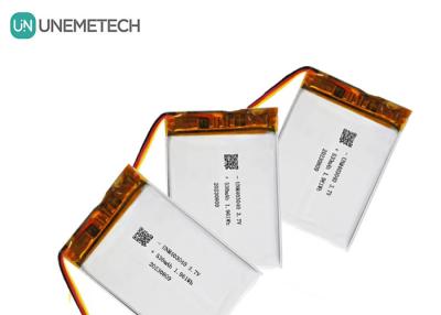 Cina 3.7V 530mAh Custom Lithium Polymer Battery 403040 con UL1642 Long Cycle Life in vendita