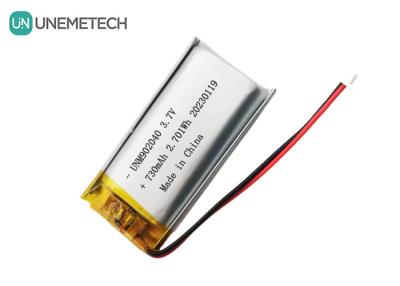 Cina UL1642 Certificati Batteria Lipo ricaricabile 902040 3.7V 730mAh per dispositivo mobile in vendita