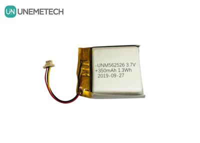 Cina 4.2V 350mAh Batterie polimeriche ad ioni di litio personalizzate 562526 Scarica 1.0C Per prodotti digitali in vendita
