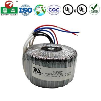 China Neon Audio Electronic Power 50Hz Coil Shape High Current Step down Toroidal Transformer Custom T60 for Resin Output Power for sale