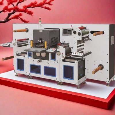 80m/Min High-Grade Full Automatic Flatbed Label Die Cutting Machine For Film And
