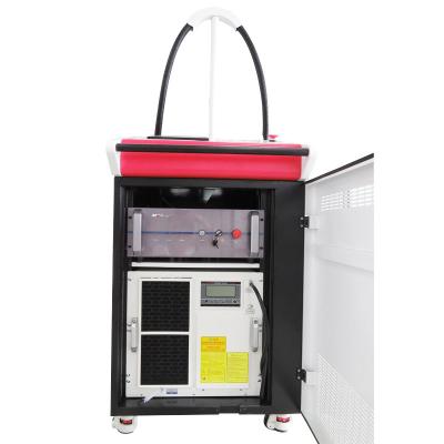 China 2000W Handheld Laser Cleaning Machine for Degreasing and Rust Removal Power Adjustment Range 10%-100% for sale