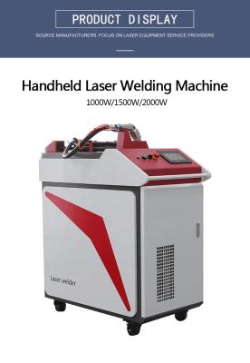 China 2000W Handheld Laser Cleaning Machine for Degreasing and Rust Removal Power Adjustment Range 10%-100% for sale