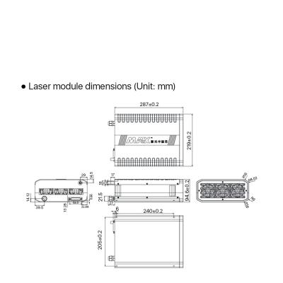 China Stand-Alone Configuration 20W Fiber Laser Source by RAYCUS for Accurate Traceability Needs for sale