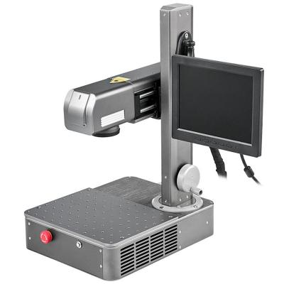 China HIGHYAG Laser Head and Beckhoff Control System Integration in Portable Jewelry Engraving Machine for Split Engravin for sale