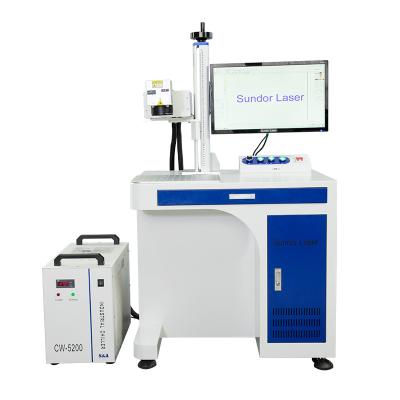 China Speed CO2 Laser Marking Machine 3W 5W UV Laser Engraver for Plastic Leather Wood Crafts Glass 3D Features-Supports B-For for sale
