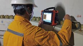 Bolt inspection or threaded pipe inspection